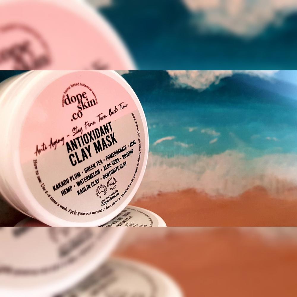 Acai Antioxidant Purifying Clay Mask - Dope Skin Co Hemp Skincare