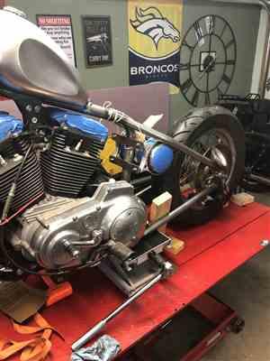 Mooneyes 3 quart Traditional Chopper Oil Tank for Harley-Davidson Choppers