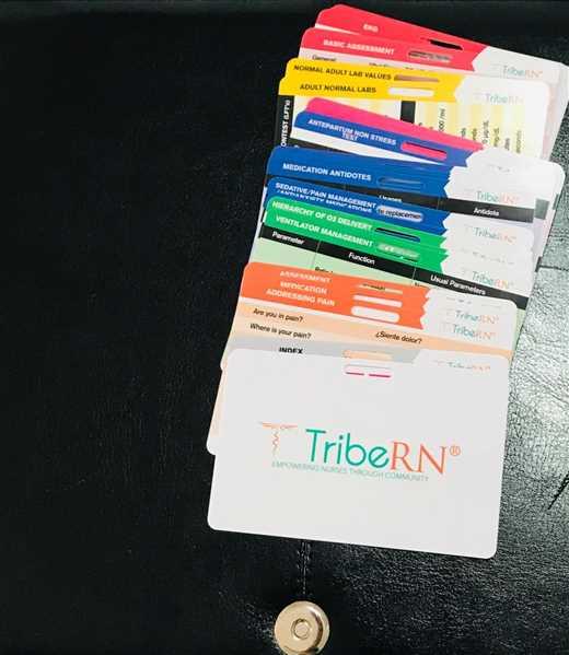 BadgeGuru Set - 26 Nursing Badge Reference Cards | Tribe RN