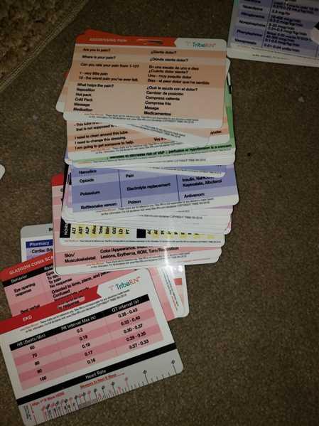 BadgeGuru Set - 26 Nursing Badge Reference Cards | Tribe RN