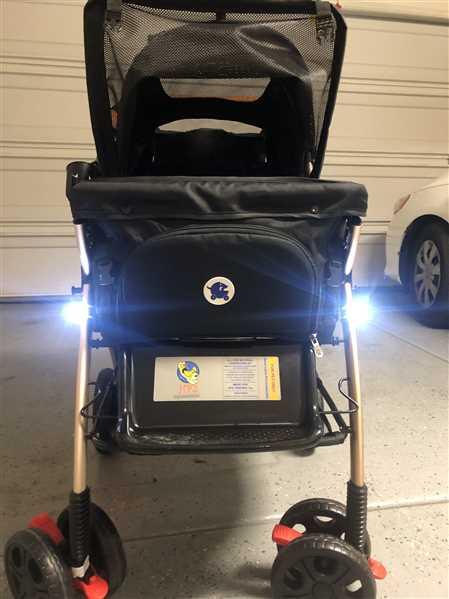 Front White & Rear Red Superbright LED 2 Lights Set – HPZ™ Pet Rover