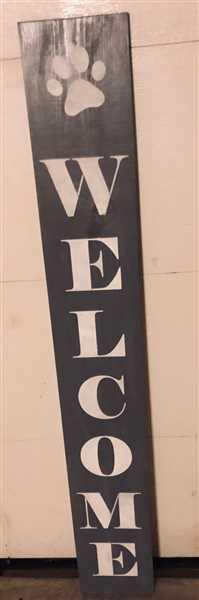 Reusable Vertical WELCOME Stencil | You'll LOVE this stencil ...