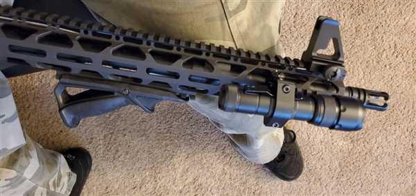 Angled Foregrip Hand Guard for Picatinny/Weaver Rail /W Thumb Lock Han ...