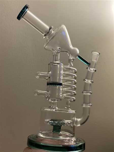 CaliConnected 14” Microscope Recycler Bong 🌿🍯