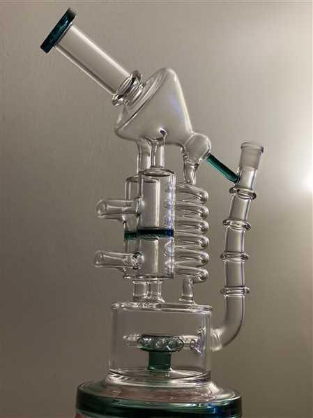 CaliConnected 14” Microscope Recycler Bong 🌿🍯