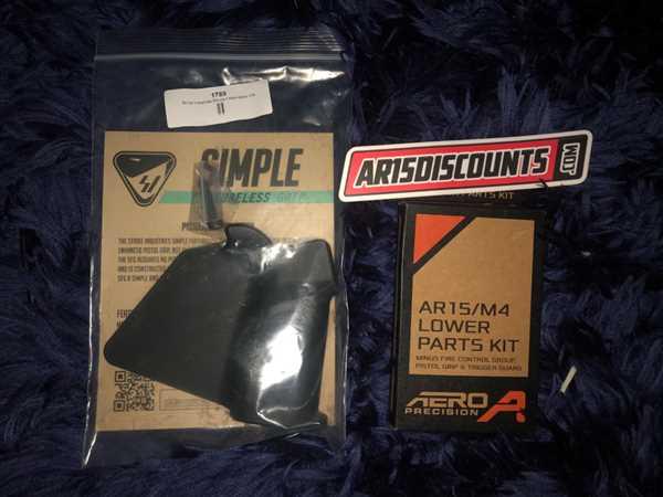 Aero Precision - AR-15 Lower Parts Kit, Minus FCG/Trigger Guard/Pistol