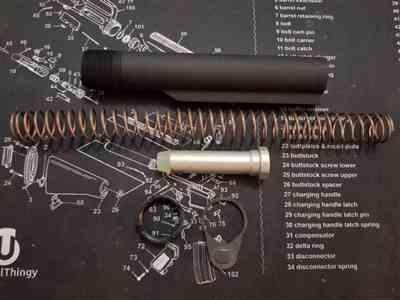 Aero Precision AR-15/M4 Carbine Buffer Kit, No Stock, H2 Buffer