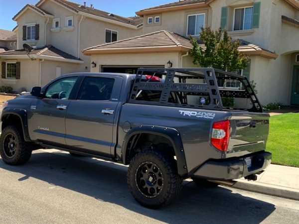 CBI Offroad Roof Rack Height Bed Rack - Toyota Tundra (2007-2020 ...