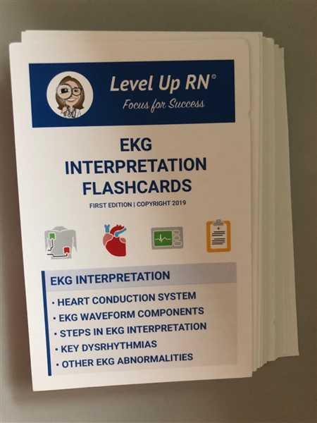 EKG Flashcards for Nursing Students - LevelUpRN